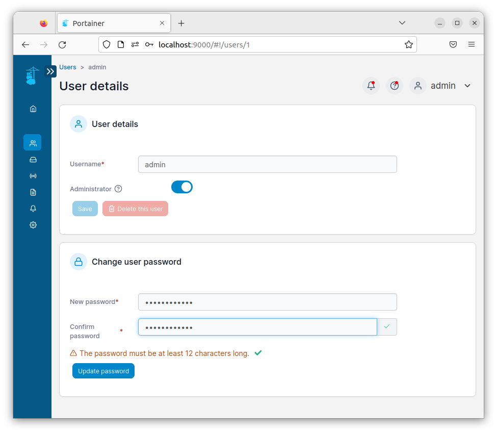 Comment réinitialiser le mot de passe de Portainer