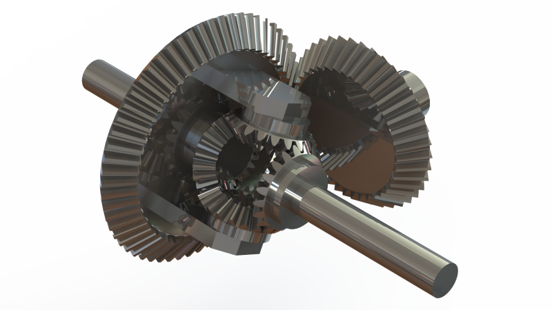 Modèle mathématique d'un différentiel mécanique